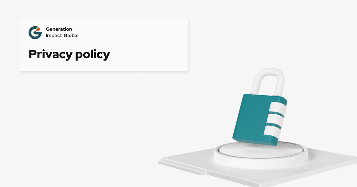 Privacy Policy | Generation Impact Global
